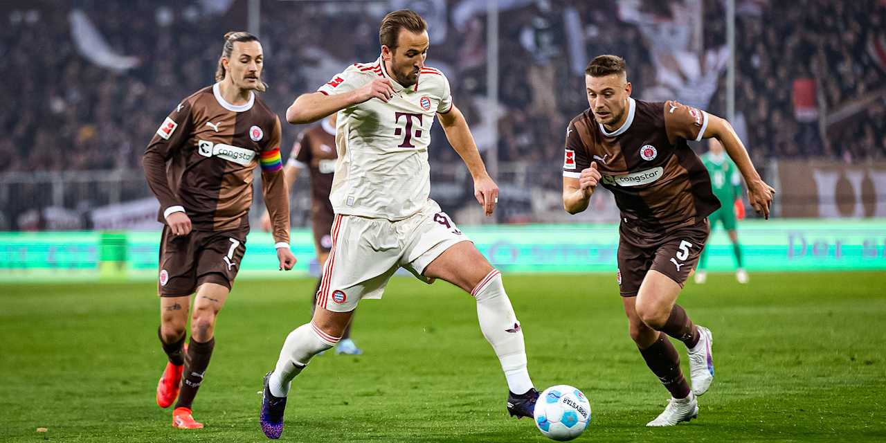 Spielbericht FC St. Pauli - FC Bayern, Bundesliga